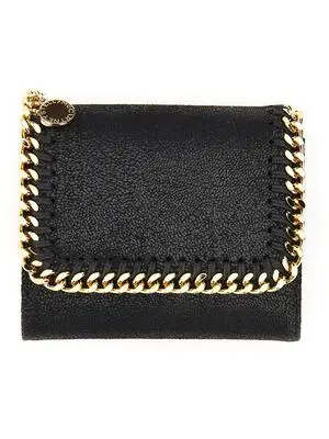 Stella McCartney Falabella Small Wallet - Black