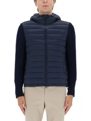 COLMAR Hooded Jacket With Knitted Sleeves