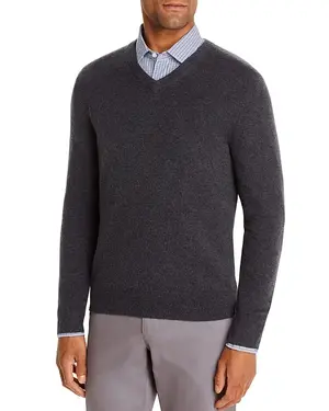 Men's Gray Cashmere Sweaters