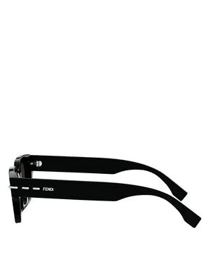 Fendi Selleria Rectangle Sunglasses, 50mm