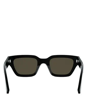 Fendi Selleria Rectangle Sunglasses, 50mm