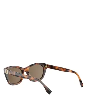 Fendi Forever Rectangle Sunglasses, 54mm