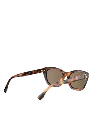 Fendi Forever Rectangle Sunglasses, 54mm