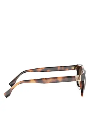 Fendi Forever Rectangle Sunglasses, 54mm