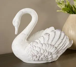 COZY COTTAGE BY LIZ MARIE As Is Cozy Cottage Painted Harvest Swan Basket - One-color