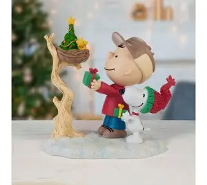 PRECIOUS MOMENTS Peanuts Charlie Brown And Snoo Py Figurine - One-color