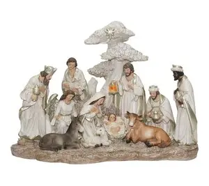 RC HOME DECOR 8' Nativity Scene Figurine Set Ho Ly Family - One-color