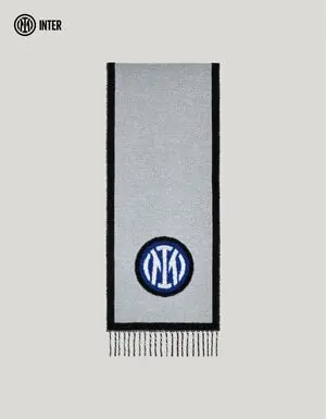 Canali Wool And Cashmere Jacquard Scarf Inter Collection - Green