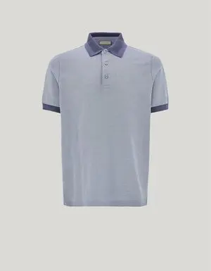 Canali Collared Polos For Men