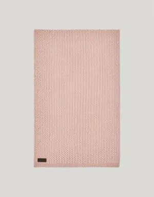 Canali Alpaca And Wool Blend Scarf - Pink