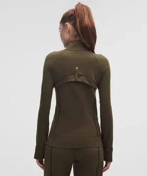 Lululemon Define Track Jacket - Olive Brown/black