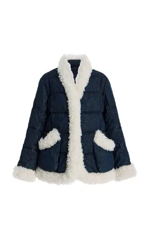 IENKI IENKI Keptar Quilted Denim Down Jacket