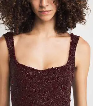 CLIO PEPPIATT Crystal Mini Dress