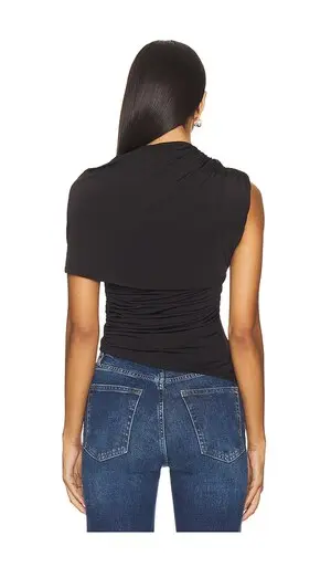 LOVERS AND FRIENDS Belinda Asymmetrical Draped Top