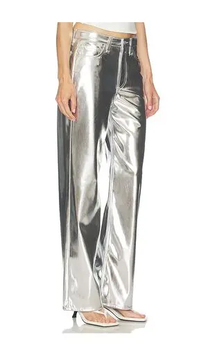 Rag & Bone Logan Faux Leather Wide Leg Pant