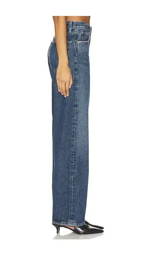 AGOLDE Arc Loose Wide Jeans - Shortwave