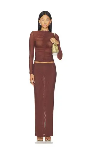 BY.DYLN Gem Top - Chocolate