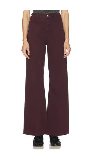PISTOLA Penny High Rise Wide Leg Jeans - Claret