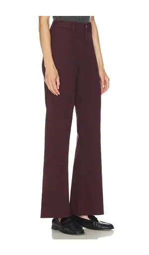 PISTOLA Penny High Rise Wide Leg Jeans - Claret