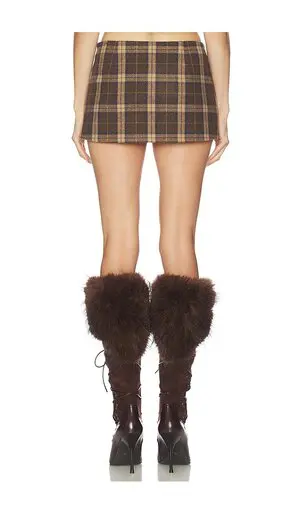 GUIZIO Tartan Mini Skirt