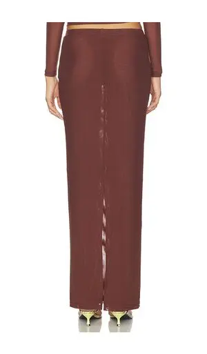 BY.DYLN Maddox Mesh Maxi Skirt