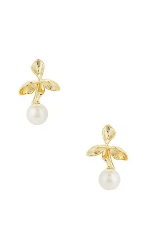 SHASHI Fiorina Pearl Drop Earrings