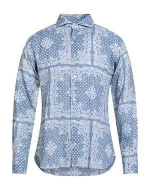 Fedeli Shirt Size Linen - Blue