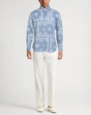 Fedeli Shirt Size Linen - Blue