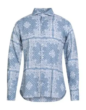 Fedeli Shirt Size Linen - Blue