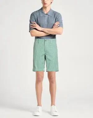 Incotex Striped Cotton Bermuda Shorts