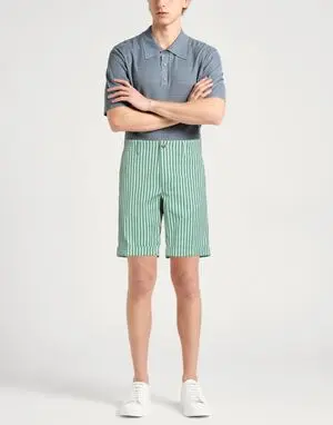 Incotex Striped Cotton Bermuda Shorts