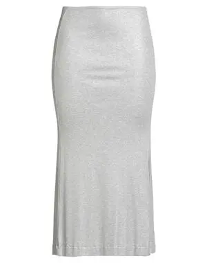 Majestic Filatures Midi Skirt In Viscose And Elastane