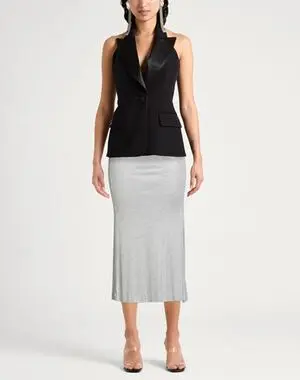Majestic Filatures Midi Skirt In Viscose And Elastane