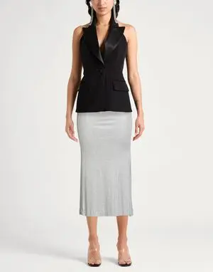 Majestic Filatures Midi Skirt In Viscose And Elastane