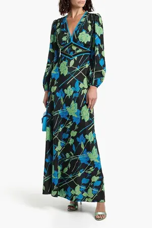 Diane Von Furstenberg Seline Floral-print Maxi Dress