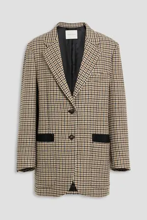 Veronica De Piante Sebastian Houndstooth Blazer