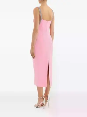 Rebecca Vallance Amaro Embellished Midi Dress - Pink