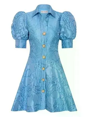 Rebecca Vallance Puff-sleeve Aegir Mini Dress