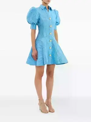 Rebecca Vallance Puff-sleeve Aegir Mini Dress