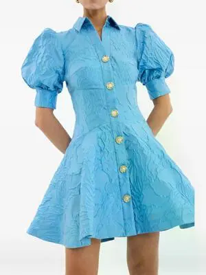 Rebecca Vallance Puff-sleeve Aegir Mini Dress