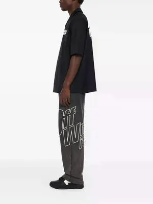 Off-White Tape Logo Bowling Shirt