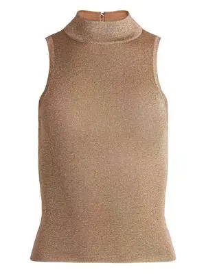 Alice + Olivia Metallic Tank Top