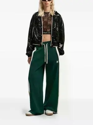 Palm Angels Curved Logo Sequin Jacket