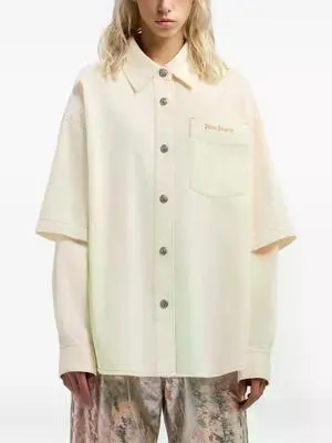 Palm Angels Hybrid Buttoned Overshirt