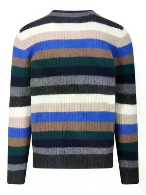 DRUMOHR Striped Wool Sweater - Grey