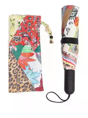 Bimba Y Lola Patchwork-print Umbrella - Red
