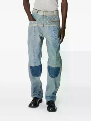 MARINE SERRE Paneled Jeans