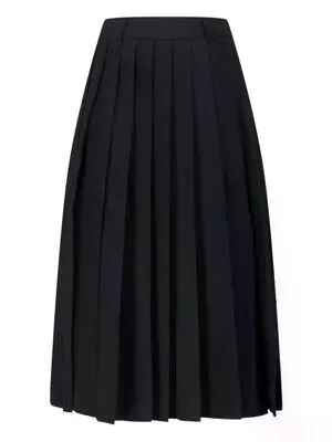 DUNST Pleated Midi Skirt