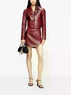 DIESEL® G-ameck Logo-embossed Jacket - Brown