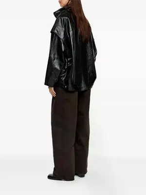 Bimba Y Lola Leather Zip-up Jacket
